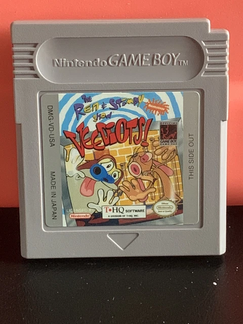 VEEDIOTS REN AND Stimpy Show ! Cartouche Game Boy - nettoyée/testée EUR ...