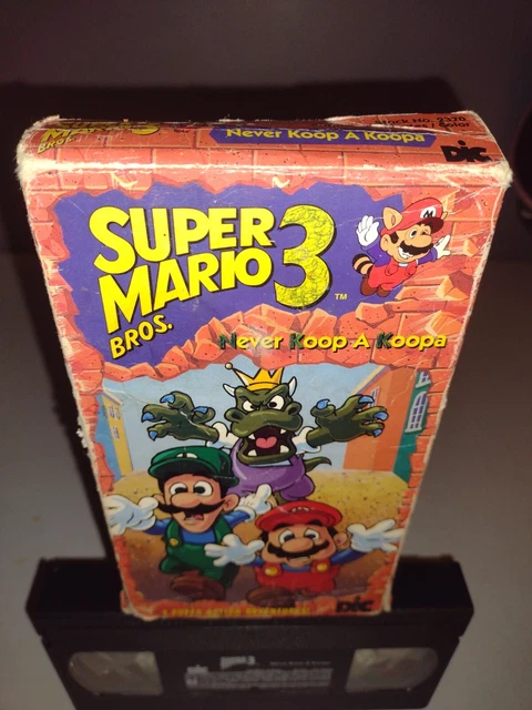 SUPER MARIO BROS 3 VHS Never Koop A Koopa Obscure DIC 2 Episodes HTF ...
