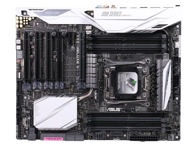 ASUS X99-DELUXE II Motherboard Intel X99 LGA 2011-V3 DDR4 M.2 ATX Core ...