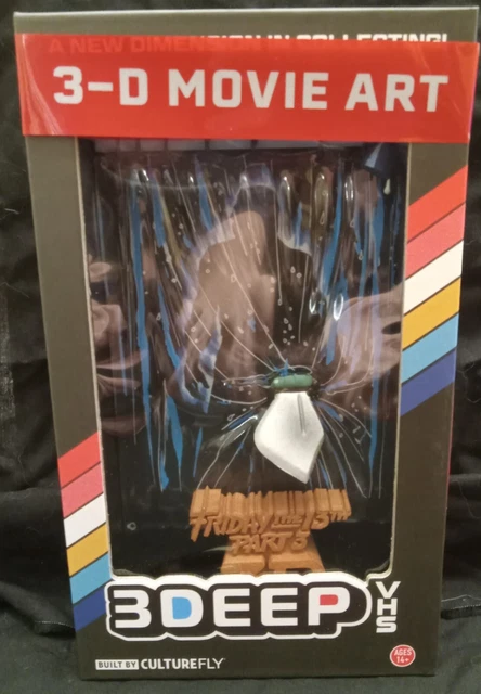 CULTUREFLY 3DEEP VHS Friday The 13th Part 3 3-D Movie Art $4.99 - PicClick