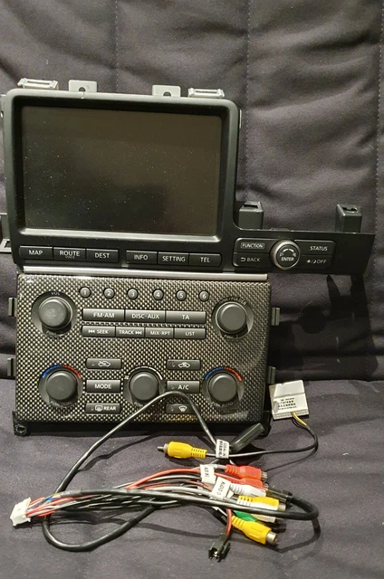 NISSAN R35 GTR 2009 Radio Multifunction Display And Climate Control ...