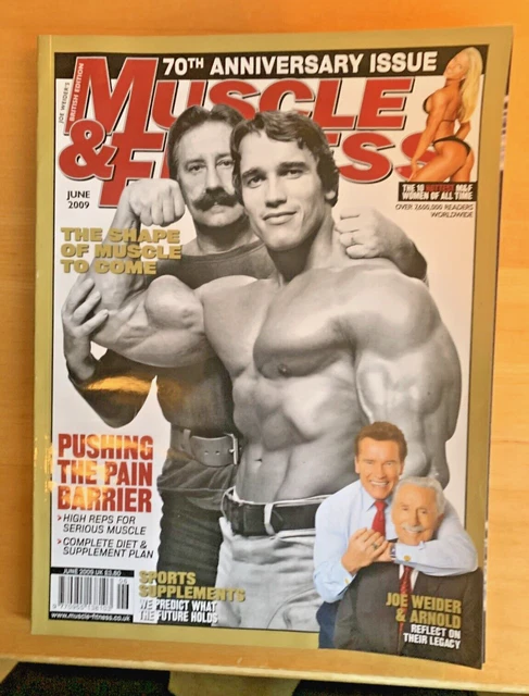 ARNOLD SCHWARZENEGGER MUSCLE & Fitness Magazine 70th Anniversary ...