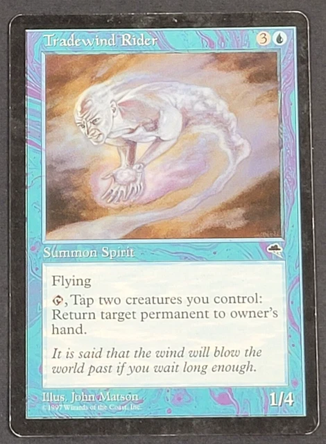 MTG CARD - 1x Tradewind Rider - Tempest - MP - Magic The Gathering ...