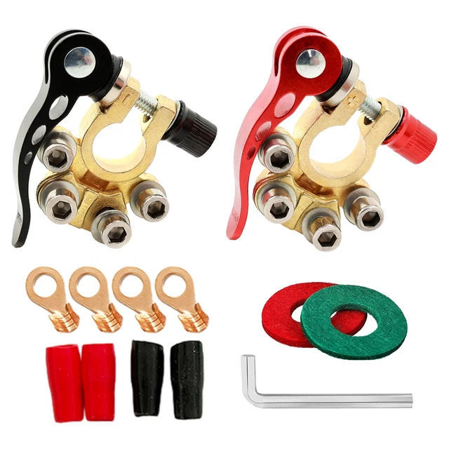 BOATS BATTERY TERMINAL Connector Positive Negative Pole Clamps SUV Van RV $18.72 - PicClick AU