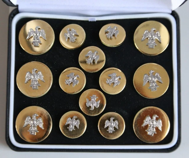 BENSON AND CLEGG Gilt Double Breasted Blazer Button Set. American Eagle ...