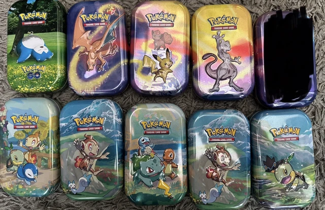 POKEMON MINI TINS Full Set Lot Empty x 9 EMPTY Charizard Mew £12.16 ...