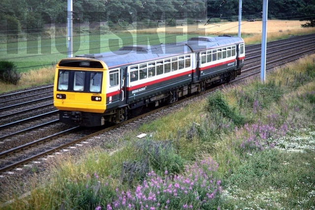 35MM SLIDE BR British Rail DMU Class 142 142014 Winwick Jct 1995 ...