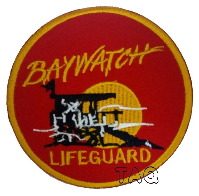 BAYWATCH LIFEGUARD LOGO Wappen Abzeichen Eisen oder Aufnäher Kostüm ...