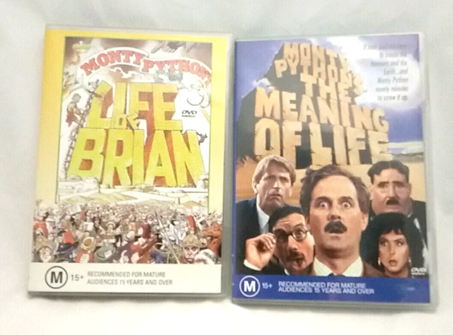 MONTY PYTHON LIFE of Brian & The Meaning of Life DVD Bundle Lot Comedy ...