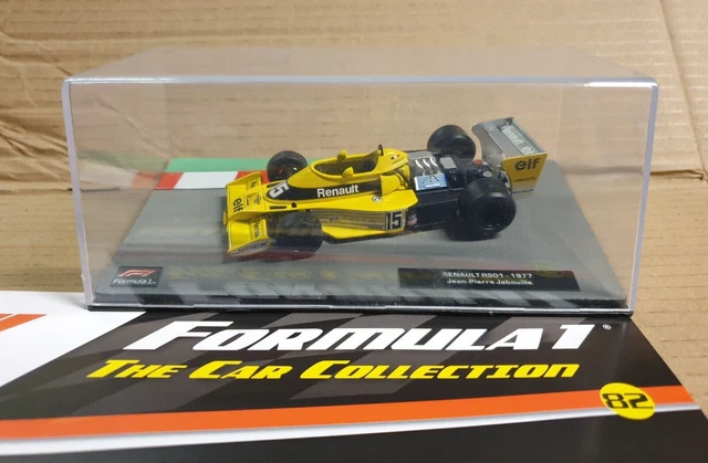RENAULT RS01 1977 Jean-Pierre Jabouille Panini F1 Car Collection Issue ...