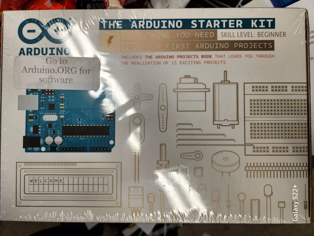 THE ARDUINO STARTER Kit, Arduino Uno microcontroller, New Skill Level ...