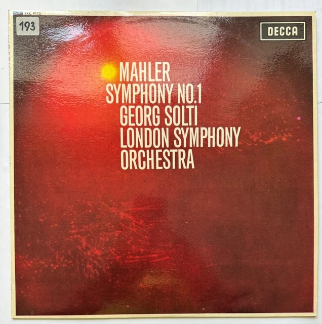 LP - GUSTAV Mahler Symphony Nr.1 Georg Solti, London Symphony Orchestra {#193} EUR 16,00 ...