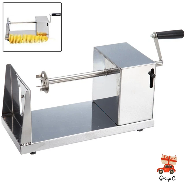 SPIRAL POTATO SLICER Fruit Twister Chip Cutter Kitchen Potatoes Cutter ...