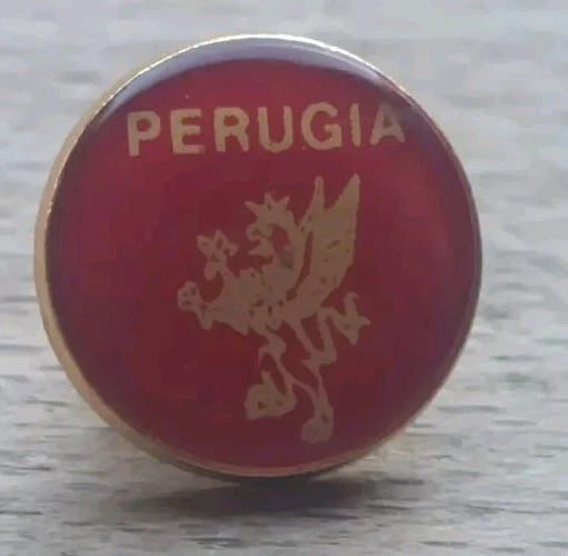SPILLA PINS DISTINTIVO Stemma Simbolo Badge Logo Crest Club Perugia ...