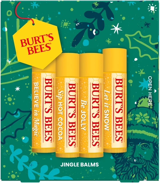BURT'S BEES JINGLE Balms Burt's Bees, Jingle Bells Lip Balm, Case Of 8 ...