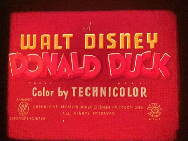 16MM FILM DONALD DUCK “Grin And Bear It” (1954) Technicolor Disney ...
