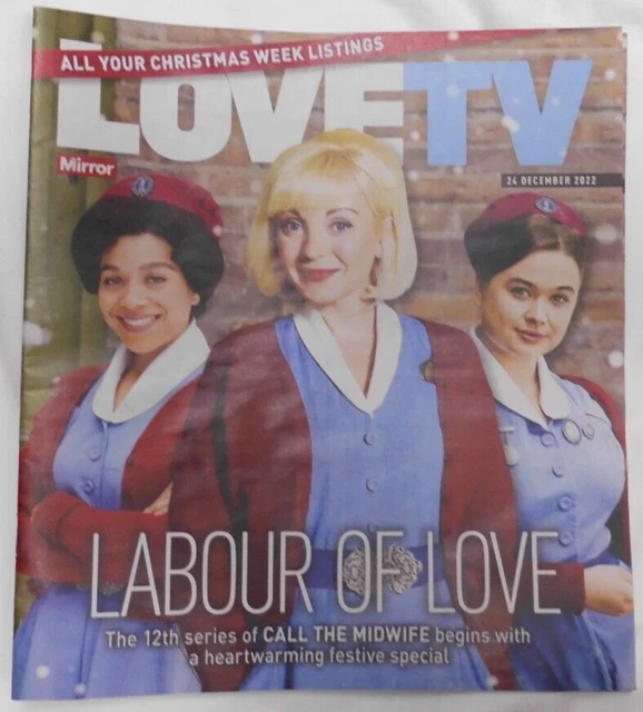 LOVE TV THE Mirror magazine supplement 24th Dec 2022 Call the Midwife ...