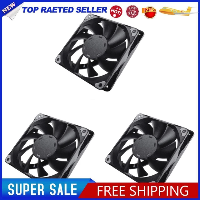 PC CASE FAN 4-Pin PWM Cooling Fan Silent CPU Cooler for Computer Cases ...
