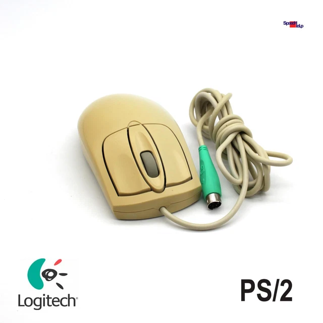 LOGITECH M-S61 MOUSE Ps/2 Connectors Port Retro Vintage Scroll PS2 PS-2 ...