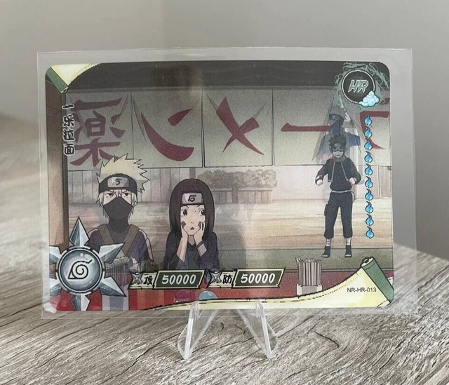 TEAM 7 MINATO Obito Kakashi Rin NR-HR-013 Naruto Kayou Card TCG Mint ...
