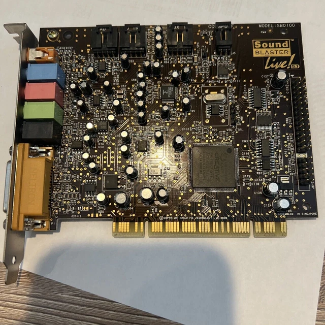 CREATIVE LABS SOUND Blaster Live! 5.1 PCI Sound Card (Tested & Working ...