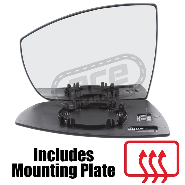 FORD S-MAX MK1 MPV 2006-2015 Heated Convex Wing Mirror Glass Passenger ...