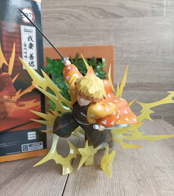 FIGURINE & ZENITSU Agatsuma " Demon Slayer Kimetsu no Yaiba Bandai ...