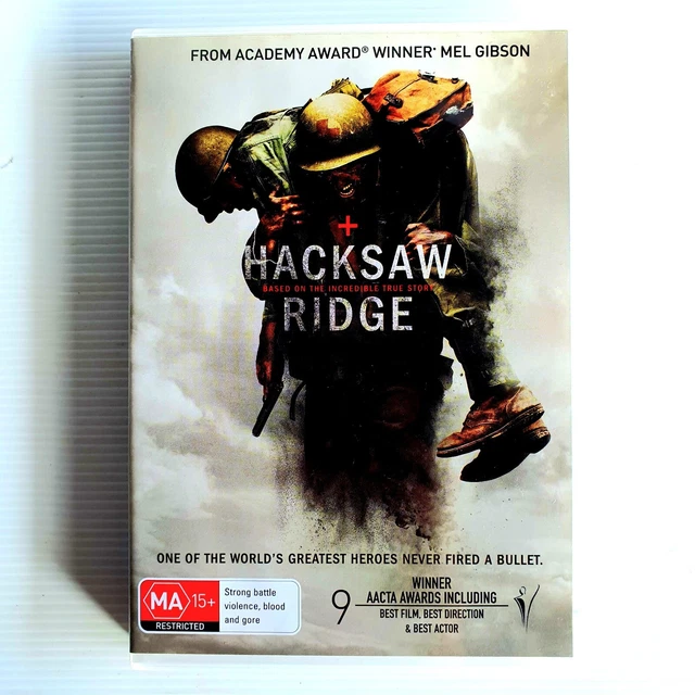 HACKSAW RIDGE DVD World War II 2, Garfield, Worthington, Vaughn, Palmer ...