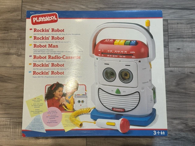 PLAYSKOOL MR MIKE Toy Story Rockin' Robot Collection 1991 Tape Recorder ...