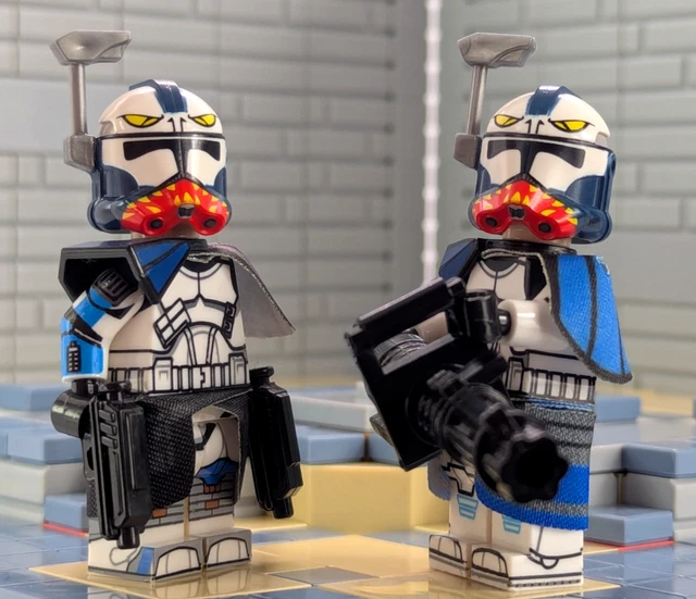 LEGO STAR WARS Clone Custom Minifig (2x) Muunilinst 10 Tigershark ARC ...