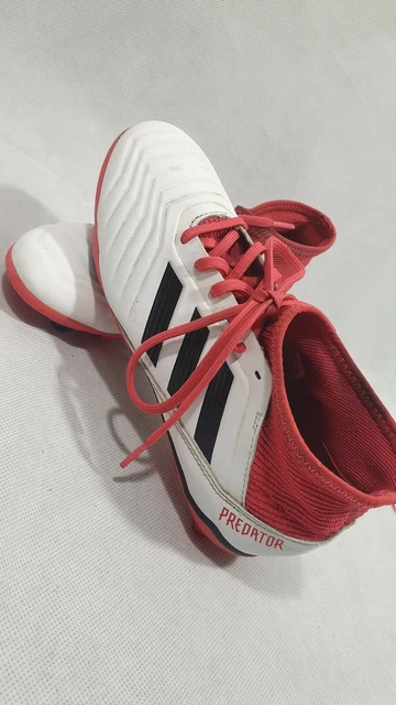 GENUINE ADIDAS PREDATOR UK 4 US 4.5 White Football Boots PBB 698007 ...