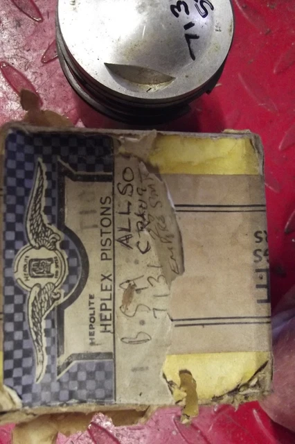 BSA B22 EMPIRE Star 1937/9 250Cc Heplex Standard Piston Nos 6-1Cr 16 £ ...