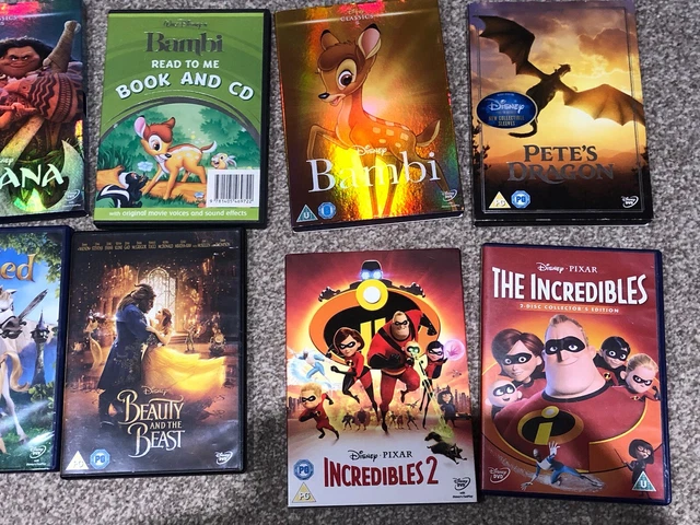 12 DVD DISNEY Movies - Incredibles, Moana Etc £13.00 - PicClick UK