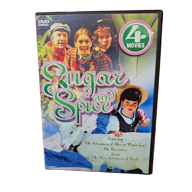 DVD SUCRE ET épices 4 films Alice au pays des merveilles The Borrowers ...