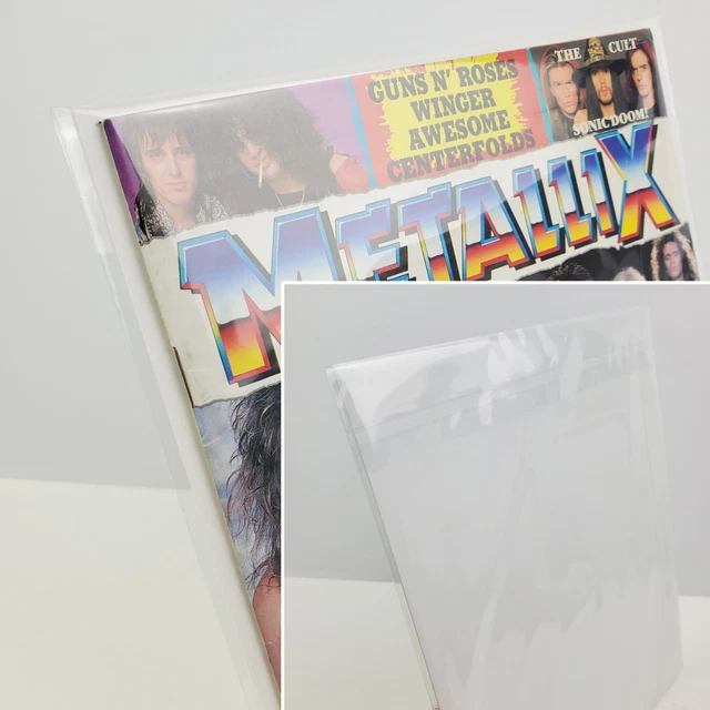 METALLIX MAGAZINE 1989 Metal Black Sabbath Skid Row Helloween Poison w ...