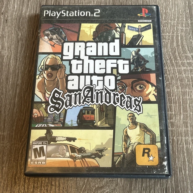 GRAND THEFT AUTO GTA San Andreas PS2 (Sony PlayStation 2) avec manuel ...