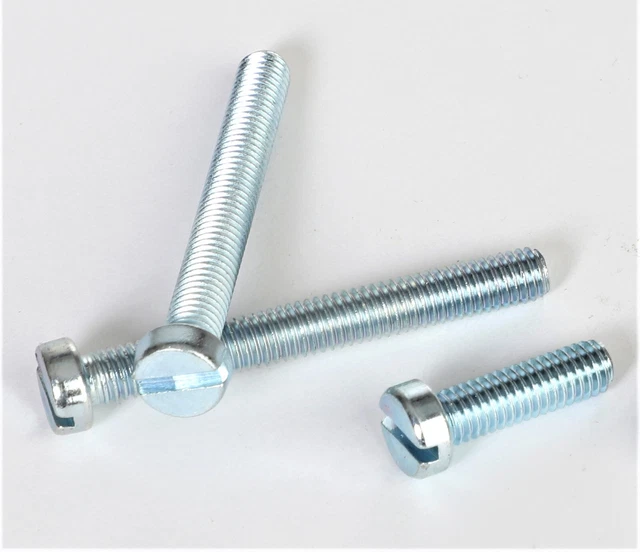 DIN 84 STAHL verzinkt M5 x 5 - M 5 x 100 mm Zylinderschraube mit ...