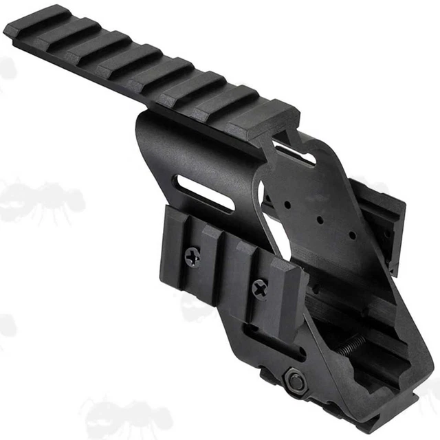 UNIVERSAL PISTOL BRIDGE Rail Adapter WEAVER PICATINNY SIGHT SCOPE BASE ...