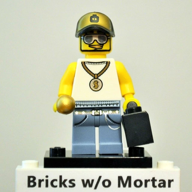 NEW GENUINE LEGO Rapper Minifig with Boombox and Microphone Series 3 ...