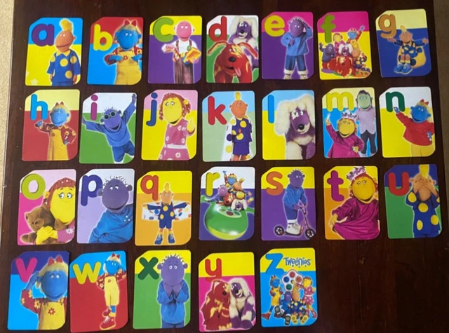TWEENIES FLASHCARDS CBEEBIES 2006 A-Z complete alphabet magazine & TV ...