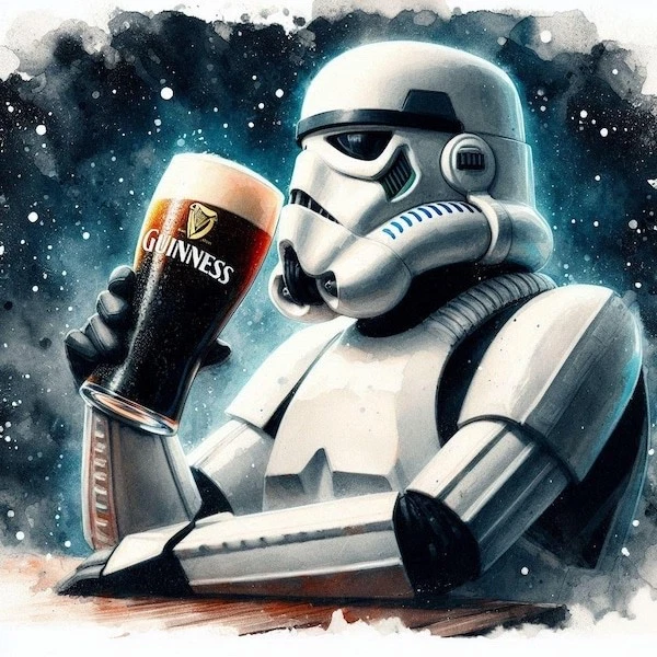 GUINNESS BEER VINTAGE Poster Print 12x8in Metal Sign Pint Irish Lager ...