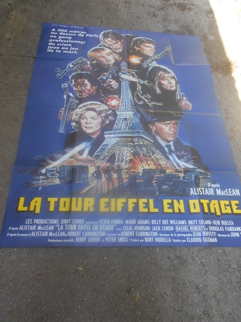 AFFICHE CINÉMA ORIGINALE La tour Eiffel en otage format 120 x 160 EUR 10,00 - PicClick FR