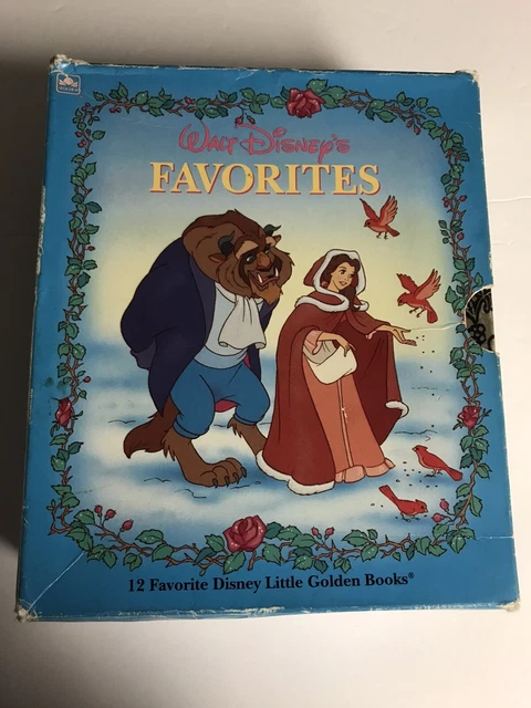 VINTAGE WALT DISNEY Little Golden Books Complete Boxed Set 12 Favorites ...