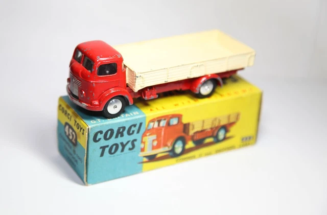 CORGI 452 COMMER 5 Ton Dropside Lorry In Original Box - Good Vintage ...