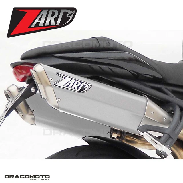 TRIUMPH STREET TRIPLE 675 2009 2010 Alto Scarico ZARD PENTA ALU ...