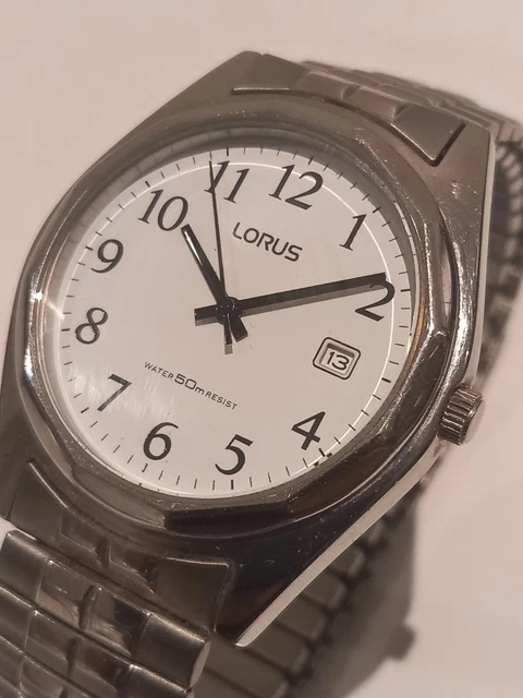 LORUS BY SEIKO Watch VX32-X207 Date Quartz New Battery Fully Working £ ...