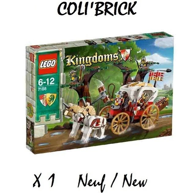 LEGO KINGDOMS 7188 - L'attaque du carrosse du Roi King's Carriage ...