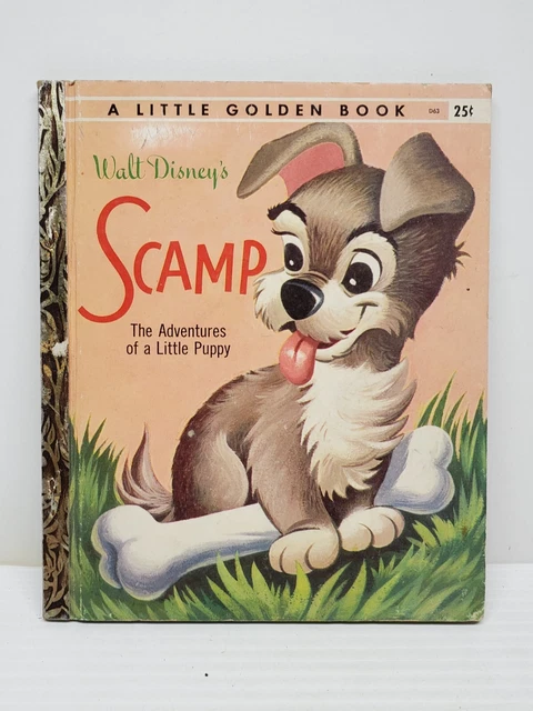 WALT DISNEY SCAMP The Adventures of a Little Puppy Children's Little ...