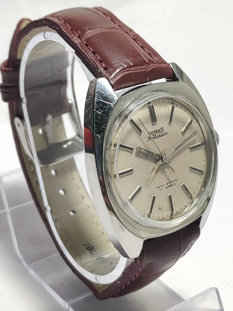 VINTAGE HMT KOHINOOR Hand Winding Movement Mens Analog WristWatch B228 ...