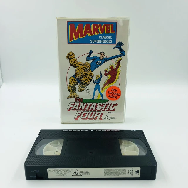 THE FANTASTIC FOUR Marvel Classic Superheroes VHS Clam Shell $39.99 ...